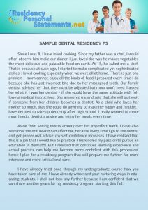 Learn from Great Dental School Personal Statement Examples | Personal ...